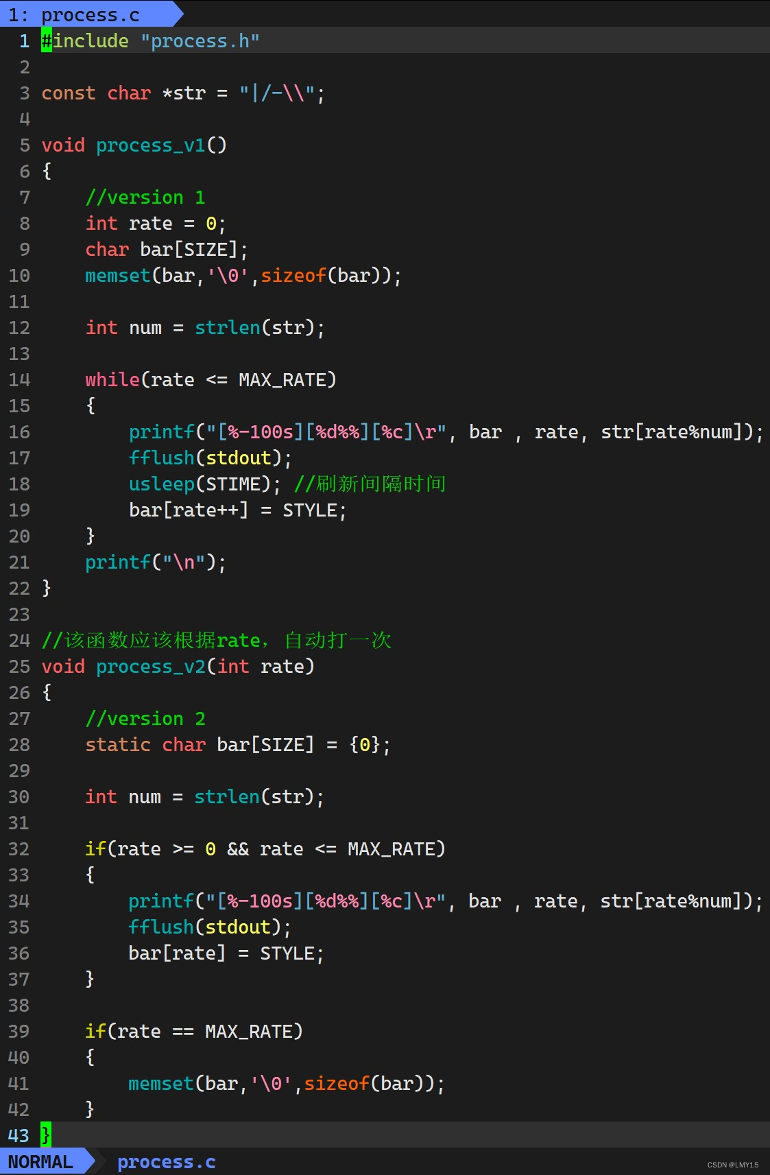 【Linux】第一个小程序－进度条-CSDN博客