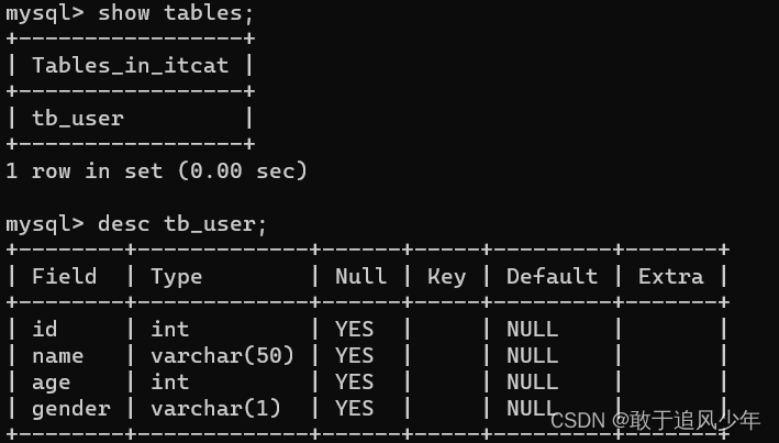 Mysql数据库入门到精通笔记 Ddl数据库操作 Csdn博客