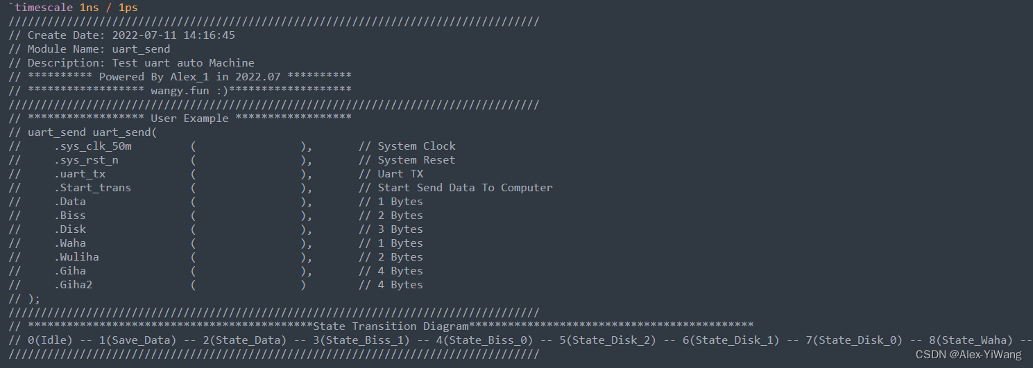 FOC：【3】精品必看！利用Python实现System Verilog多字节UART串口有限状态机自动生成脚本_python uart-CSDN博客