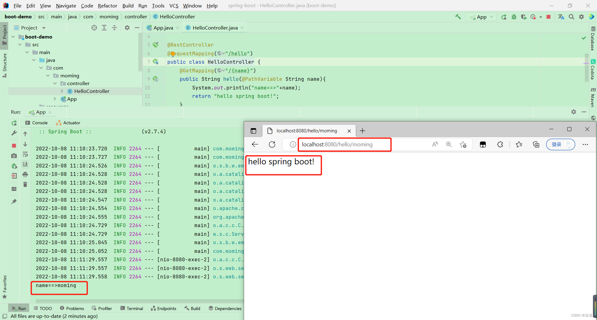 Springboot Springboot入门spring Boot Vue3 开箱即用 Csdn博客 7074