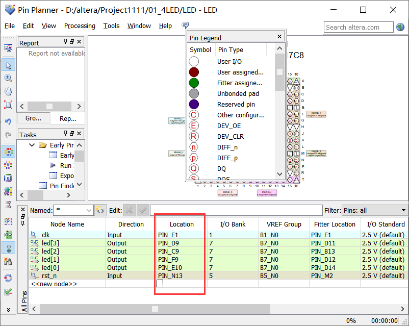 【FPGA从0开始系列】在Quartus13.1下LED流水灯实验（一）_黑金ax4010系列,型号为ep4ce10f17c8-CSDN博客