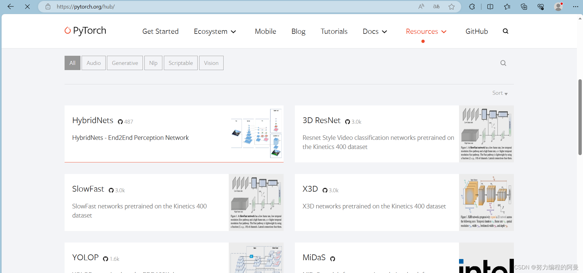 pytorch框架学习——Hub模块_pytorch1.13.1有hub吗-CSDN博客
