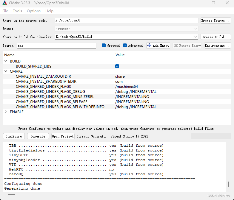 Open3D源码编译_open3d cmake编译-CSDN博客