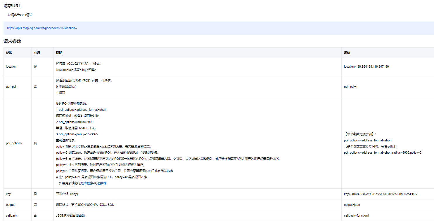 腾讯,百度,高德地图兴趣点(POI)的获取以及查询,逆解析解析_腾讯地图 reversegeocoder 的 poi 只能获取10条吗?-CSDN博客
