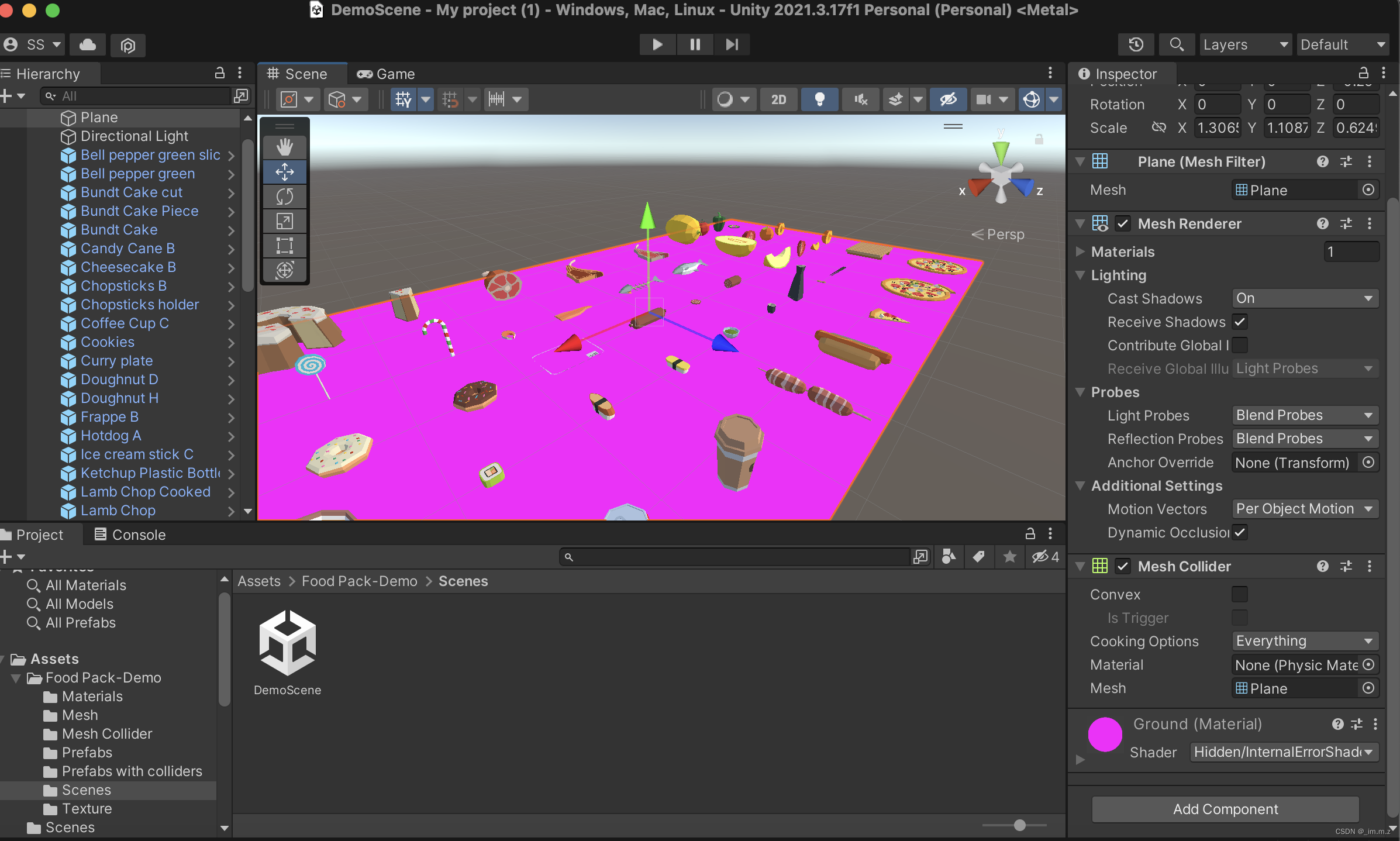【已解决】unity导入购买资源包assert不显示模型（material材料球丢失） 模型导入unity看不到了怎么办 Csdn博客