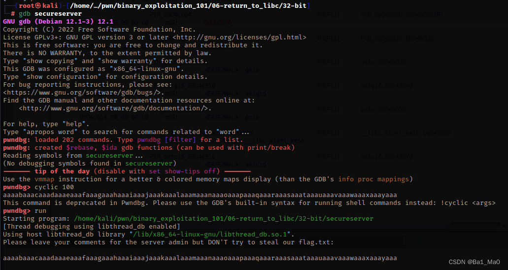 PWN入门（7）NX enabled与返回LibC库-CSDN博客