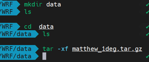 WRF模式案例运行初体验--飓风示例全过程记录_wrf使用实例-CSDN博客