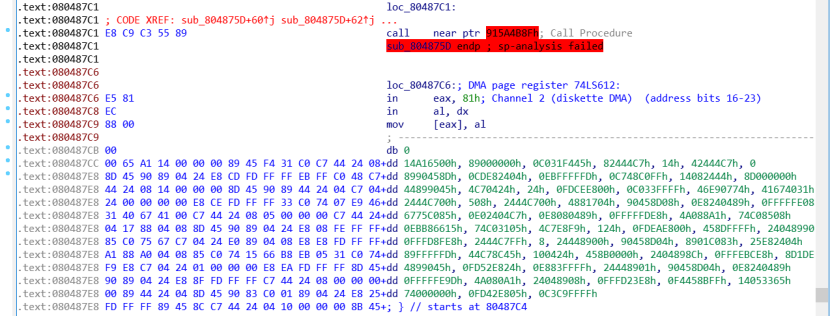 XCTF-攻防世界CTF平台-Reverse逆向类——54、echo-server（Linux32位ELF文件、花指令混淆反汇编）_you are very close! now patch ...