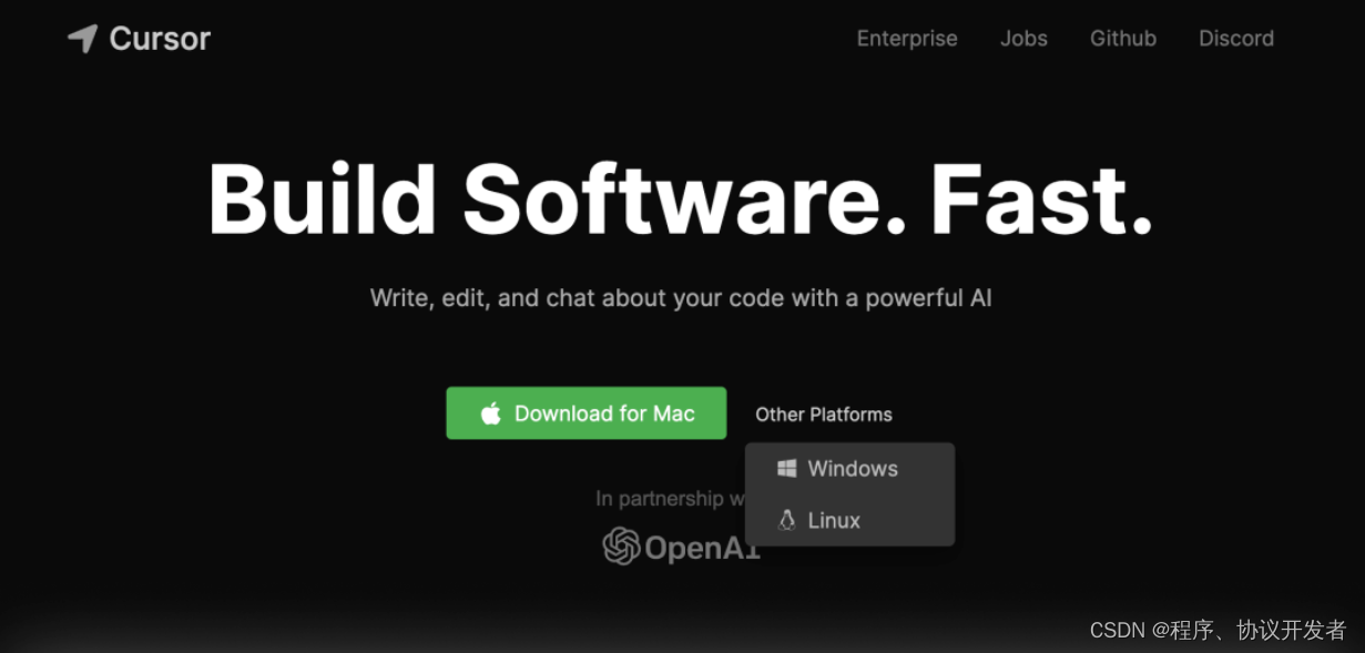 神辅助 Cursor 编辑器，加入 GPT-4 让编码更轻松_cursorbot里面的chartgpt4是真的吗-CSDN博客