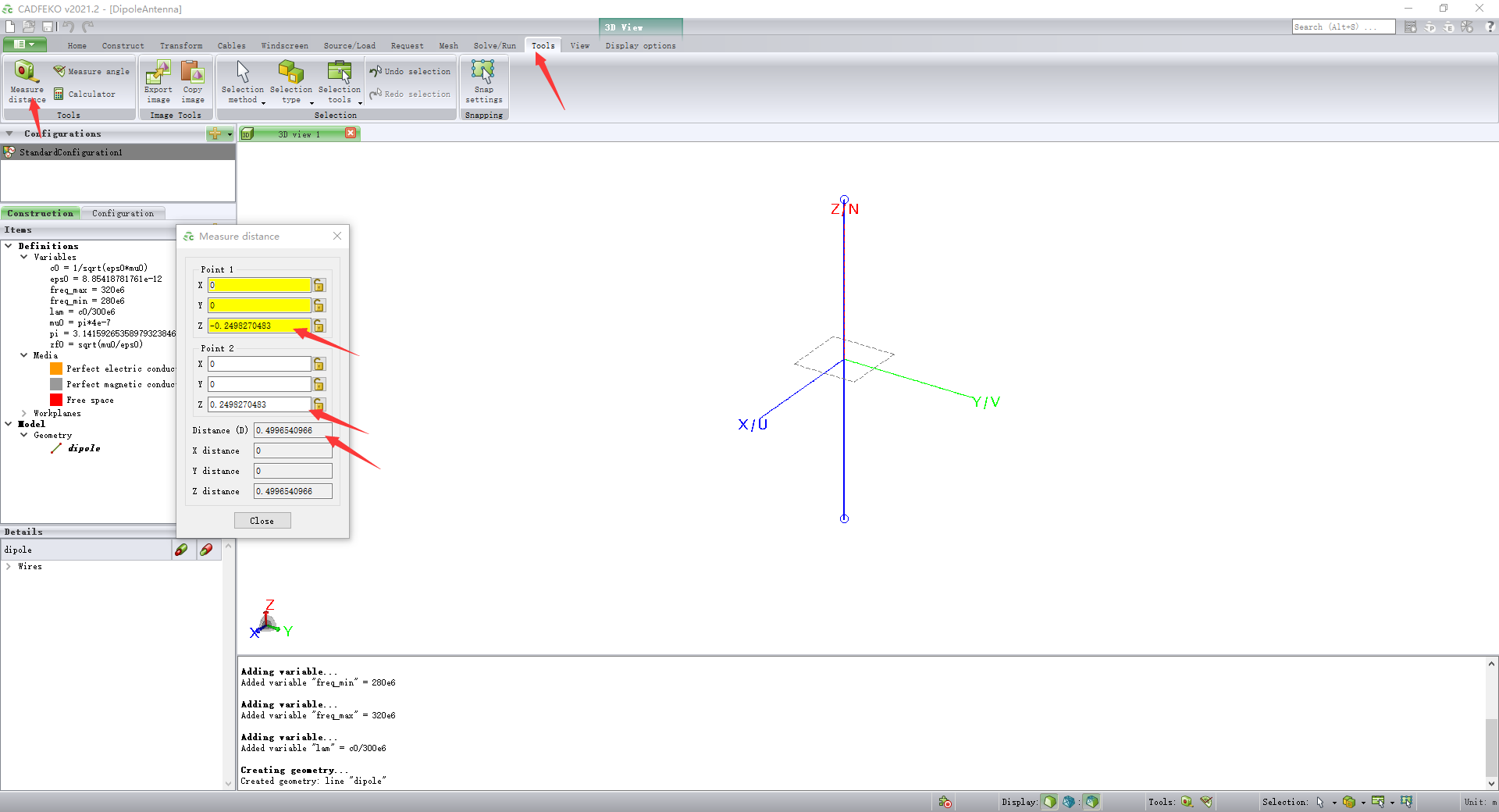 FEKO学习：偶极子天线仿真_feko仿真-CSDN博客