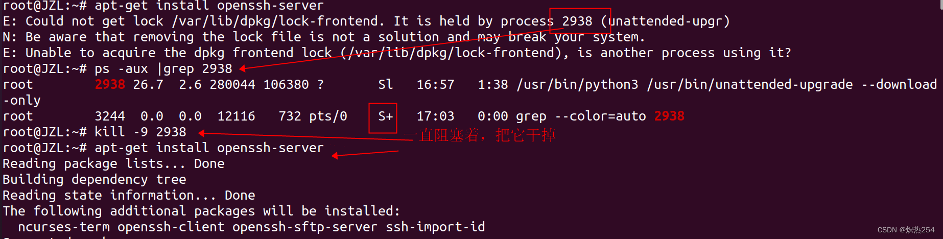 MobaXterm 连接Ubuntu：Connection Refused、 Access denied_mobaxterm connection refused-CSDN博客