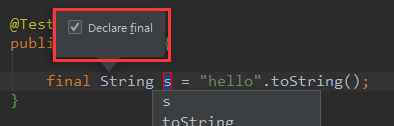 【IntelliJ IDEA】解决idea自动声明变量加finall修饰符问题_idea var final-CSDN博客