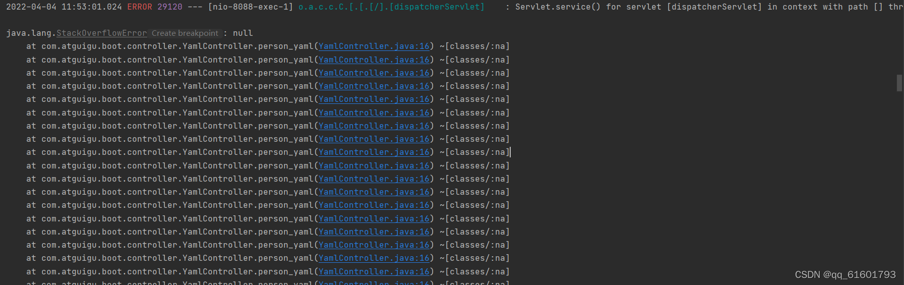 Rvice For Servlet Dispatcherservlet In Context With Path Threw Exception 报错已解决