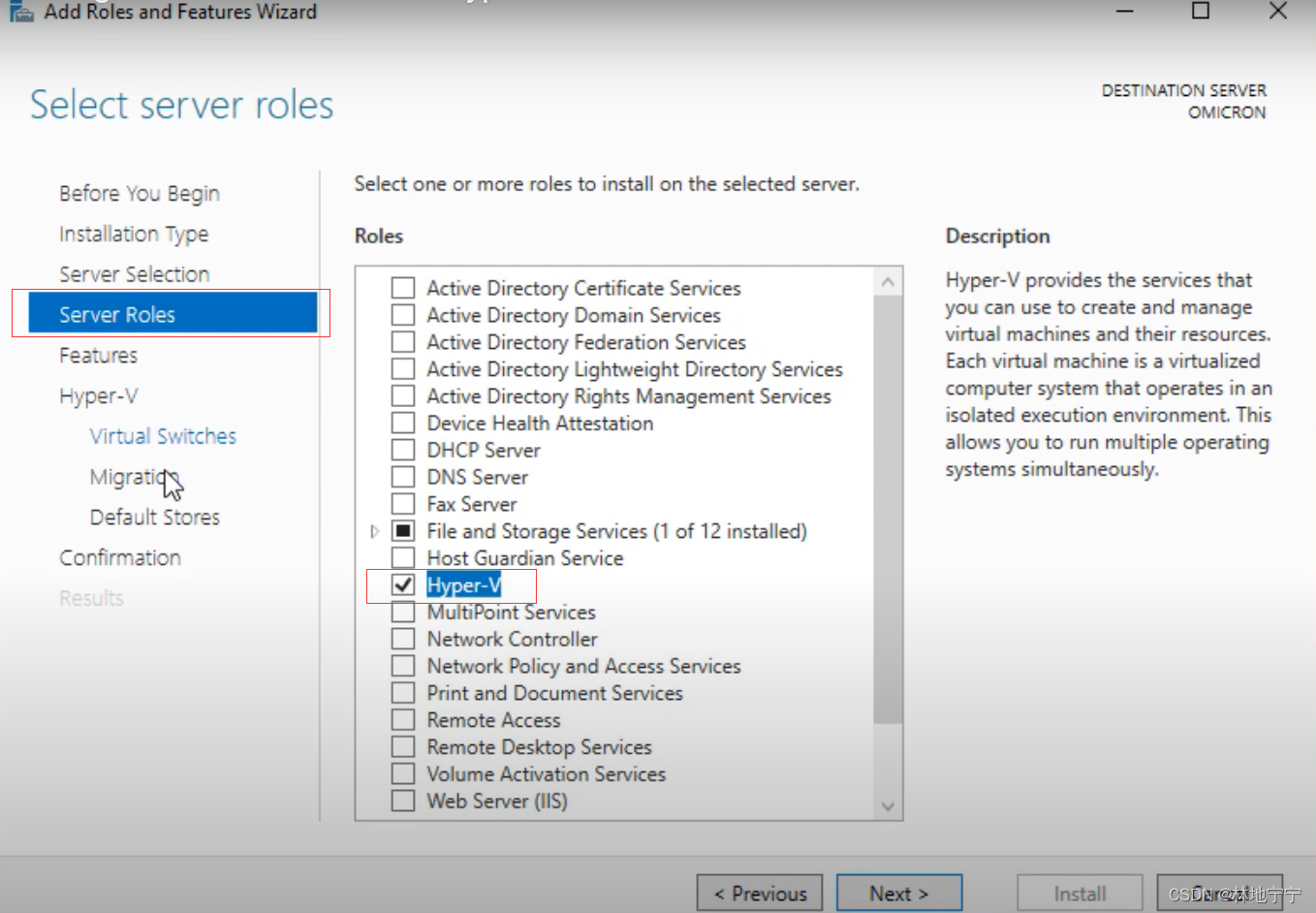 家用 NAS 服务器（2）| HyperV的Winserver 2022和Ubuntu 22.04双系统_windows server做家庭服务器-CSDN博客