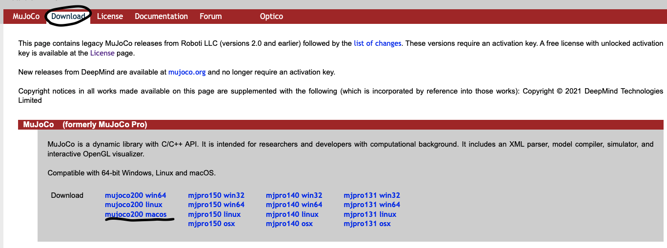 Mac 和Linux 安装 Mujoco， 无需lisence_mujoco 如何yunxing-CSDN博客