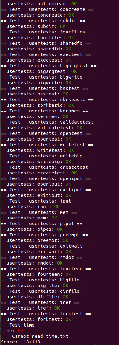 操作系统实验Mit6.S081笔记 Lab5: Lazy allocation_usertrap(): unexpected scause-CSDN博客