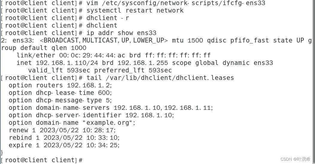 第四章 Centos 7 Linux配置dhcp 实训任务1：使用DHCP中继部署多子网环境_linux dhcp服务器 实训项目-CSDN博客