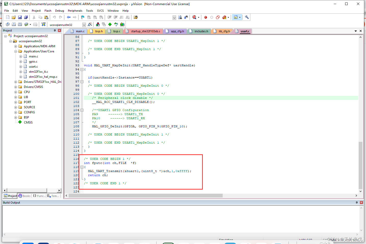 uC/OS-III系统移植STM32F103C8_ucosiii移植到stm32-CSDN博客
