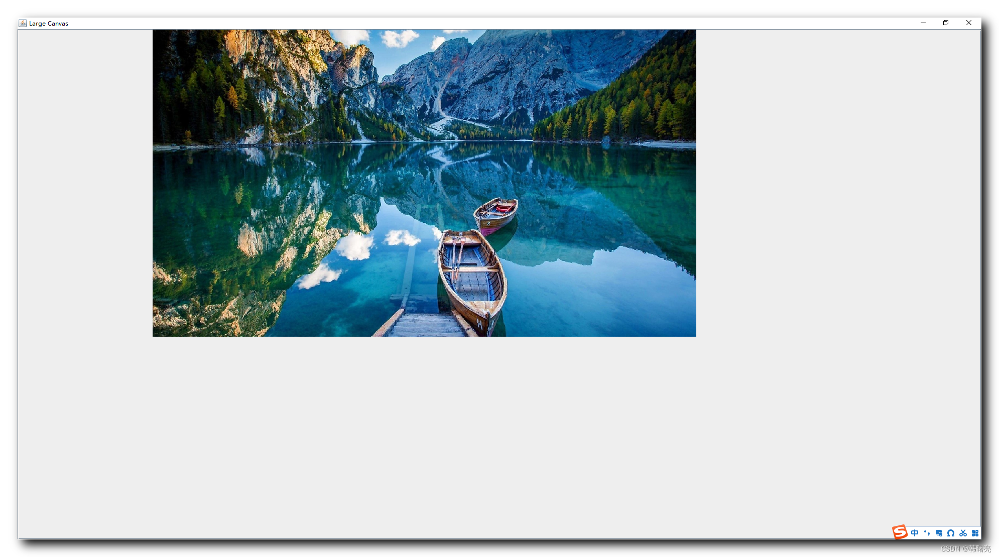 【java Awt 图形界面编程】使用小键盘按键缩放 Canvas 画布中绘制的背景图像 键盘按键监听 绘制超大图像 鼠标拖动