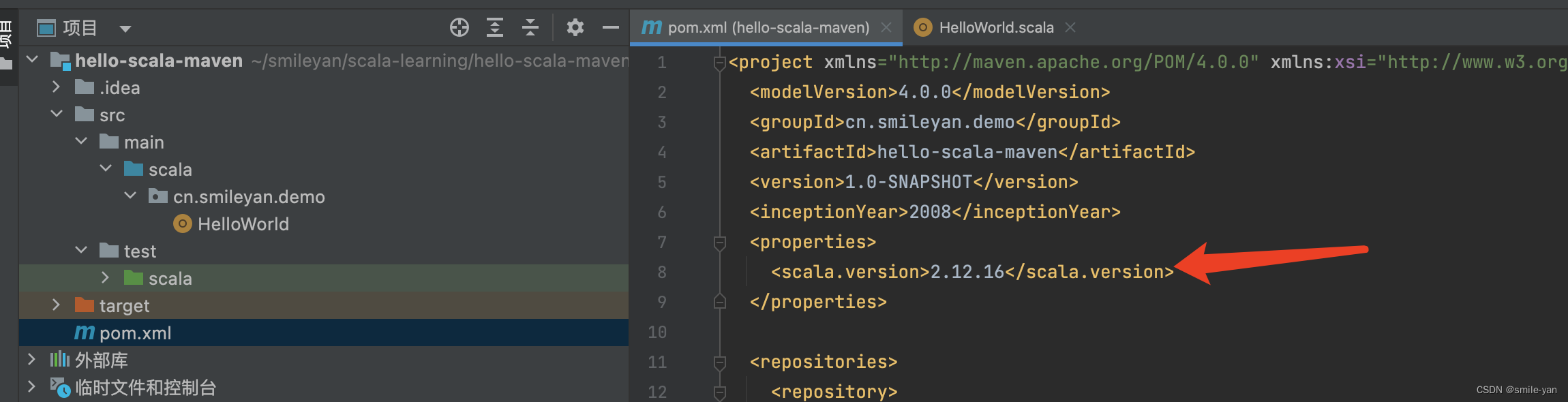 《摸摸头之scala》1. idea 创建一个maven-scala项目_idea创建scala maven项目-CSDN博客