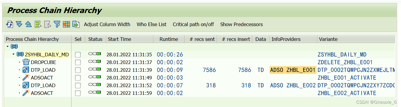 SAP BW处理链创建运行_sap bw 处理链-CSDN博客