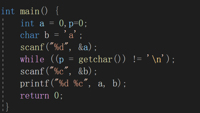 多个scanf接收int和char类型数据所遇到的问题_为什么有两个scanf却只能输入一次-CSDN博客