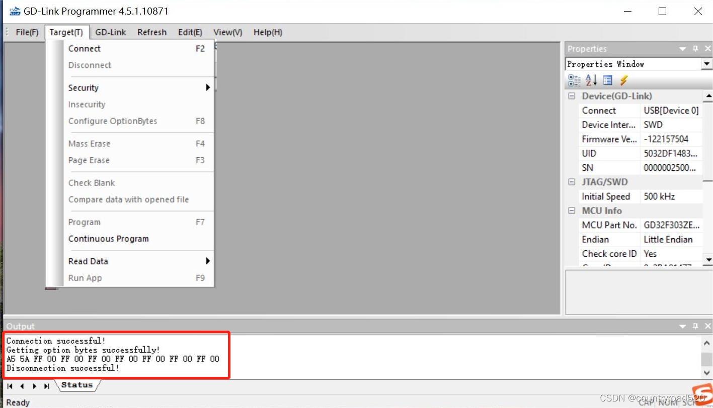 如何判断GD32F303是否读保护了以及如何解除读保护_gdlinkprogrammer-CSDN博客