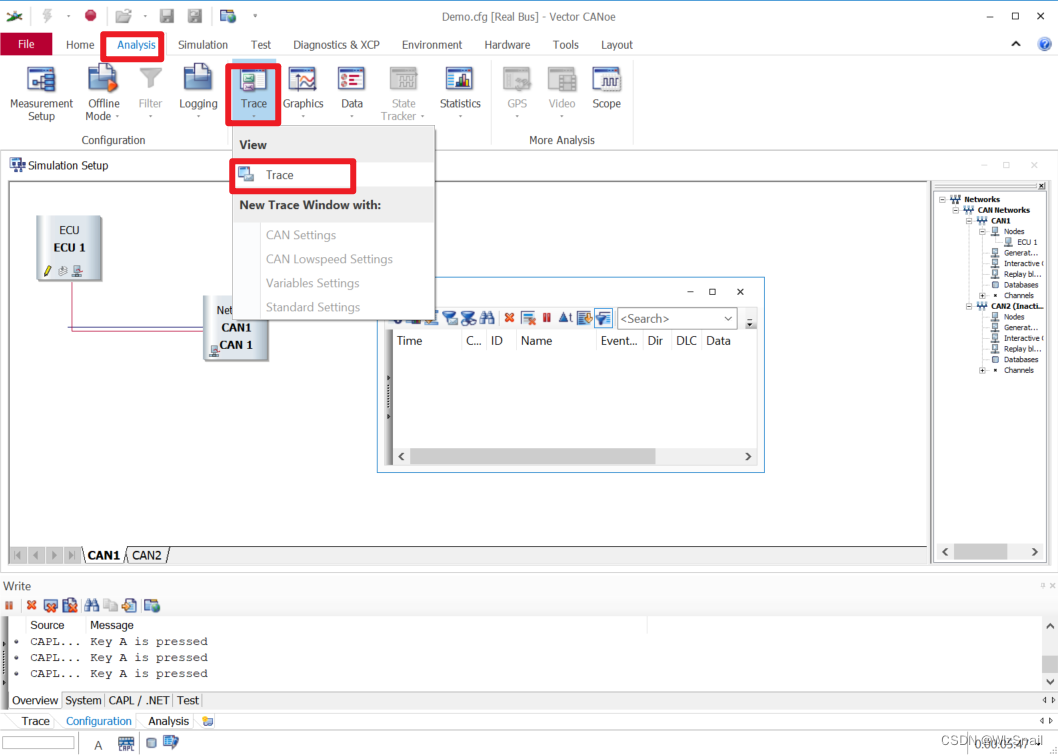 CAPL基础篇-----CAPL中键盘事件处理_capl on key-CSDN博客