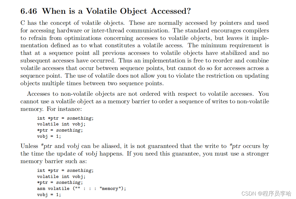 C语言中volatile关键字的详解_a.c:7:5: error: memory input 1 is not directly add ...