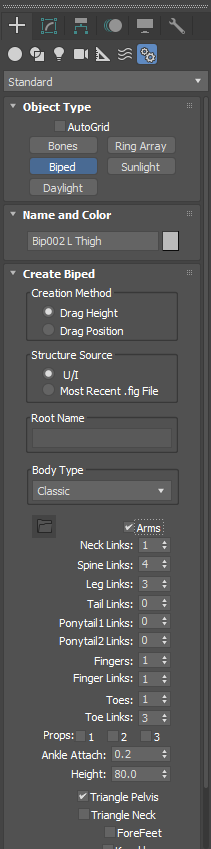[Unity] 在 3DsMax 中将骨骼调整为适应 Unity 的 Humanoid 的结构的记录_3ds max unity bip-CSDN博客