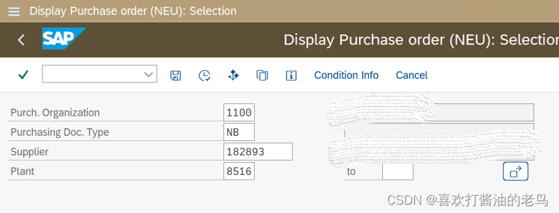 SAP MM 事务代码NACR维护Output Condition Record_sap nacr-CSDN博客