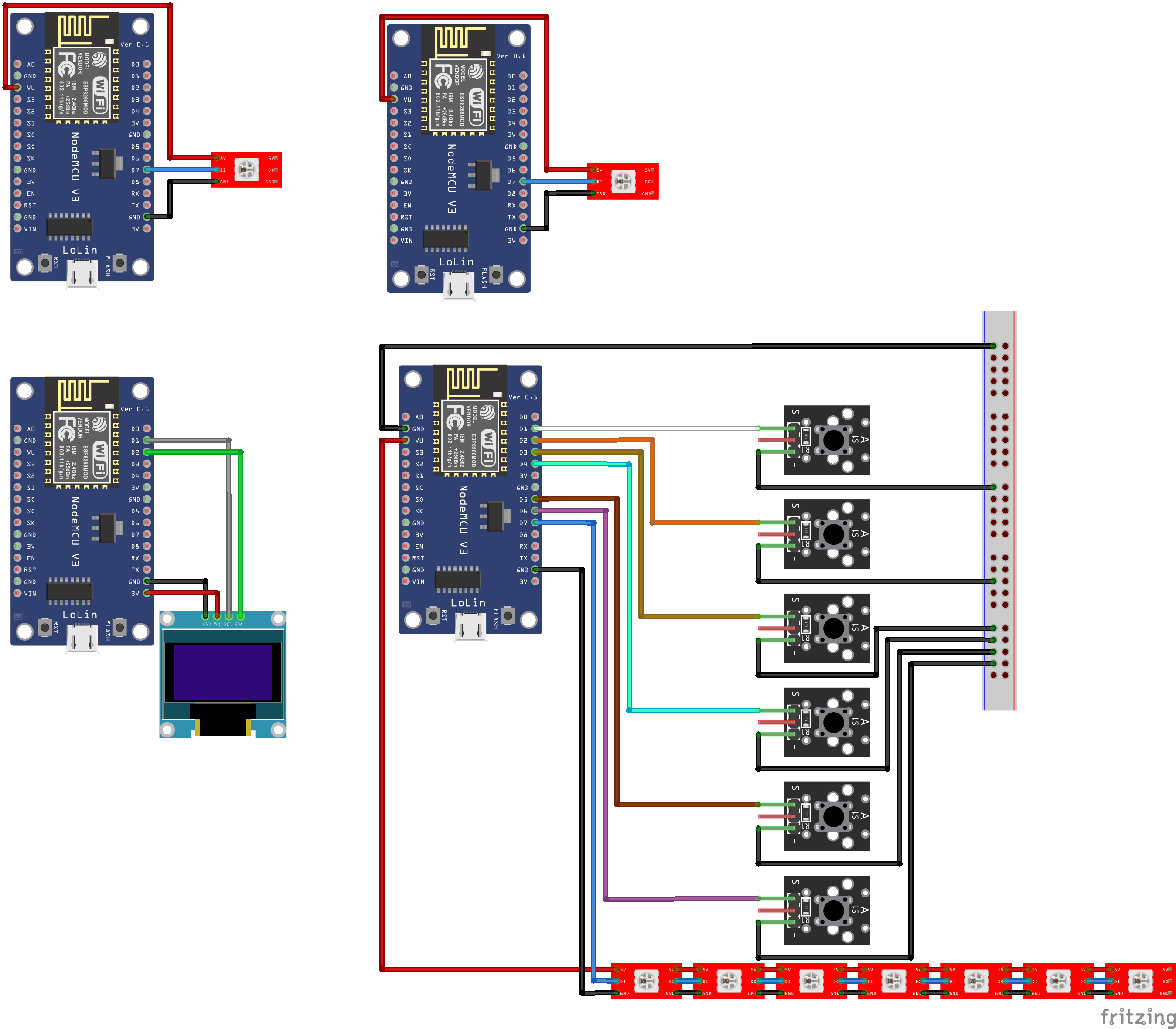 Fritzing软件绘制Arduino面包板接线图传感器模块库文件212_oled液晶屏模块fritzing-CSDN博客