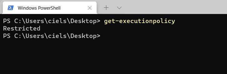 Powershell / windows终端 无法加载文件 因为在此系统上禁止运行脚本。有关详细信息，请参阅 https:/go.microsoft.com/fwlink/?LinkID ...