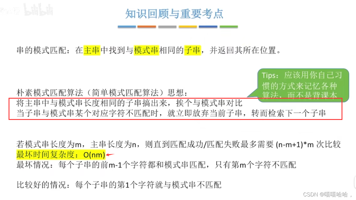 421 串的朴素模式匹配算法 Csdn博客
