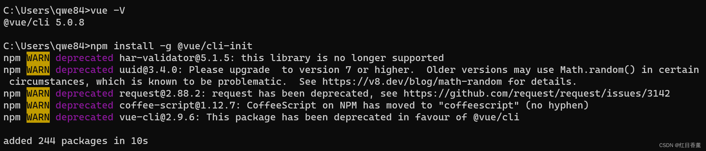 vue脚手架安装方法——2023年5月28日版本_安装vue脚手架-CSDN博客