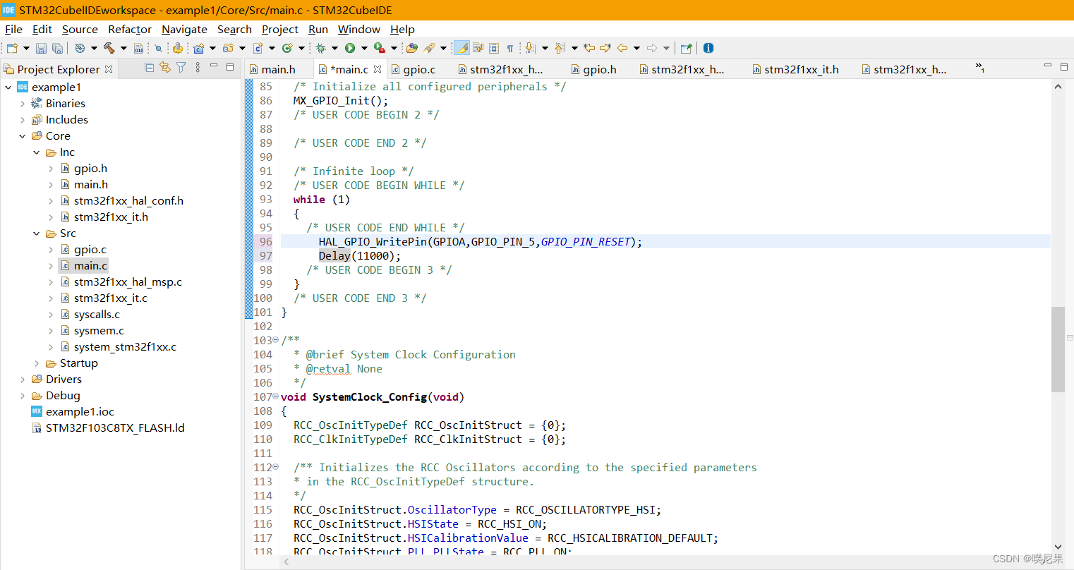 STM32Cube IDE学习一【基本配置方法】_stm32cubeide network connection-CSDN博客