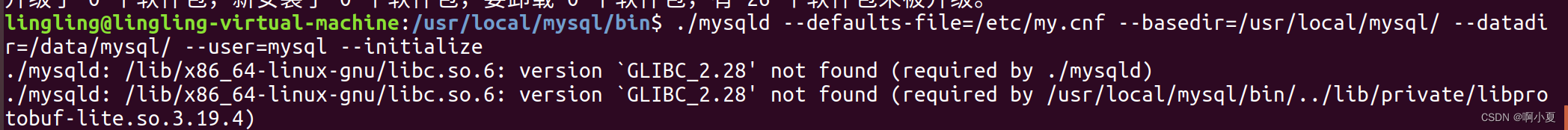 ubuntu安装mysql遇到的坑----解决Mysql报错缺少libaio.so.1_ubuntu安装libaio.so.1-CSDN博客