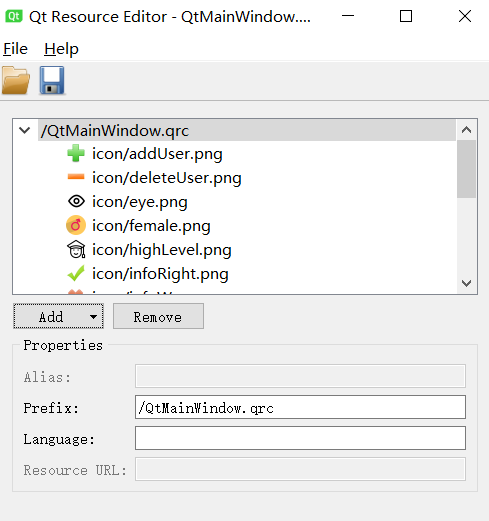 VS+Qt资源管理器与icon图标设置，菜单栏与工具栏在QtCreator中设置的流程记录_qt icon-CSDN博客
