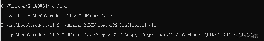 解决oracleclient11.dll没有被指定在windows上运行和.dll没有被指定在windows上运行_oraociei11.dll-CSDN博客