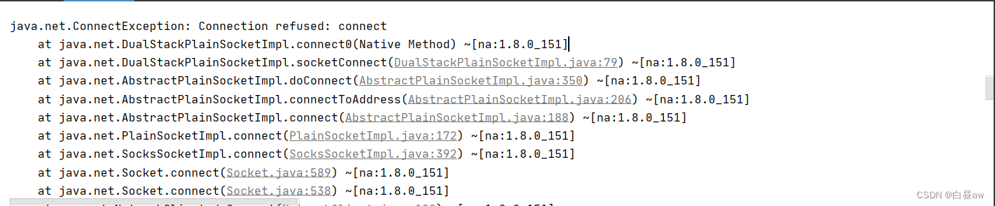 Connectexception Connection Refused Connect