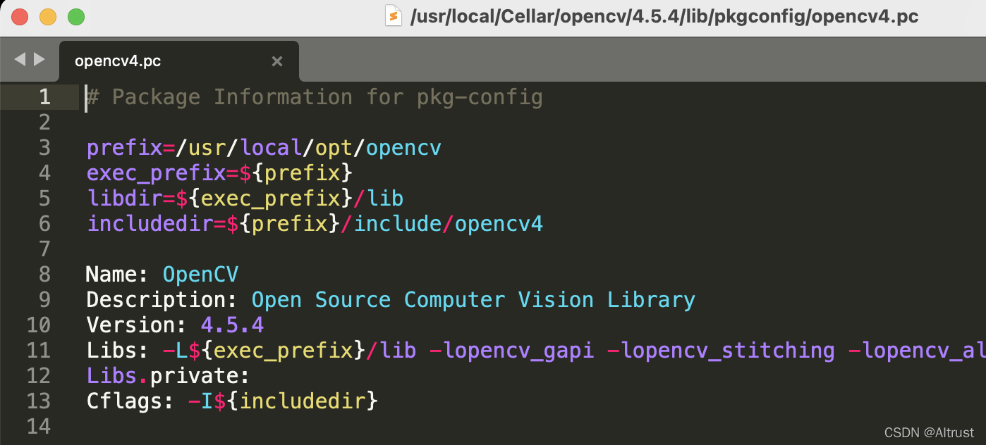 【opencv4】fatal Error Opencv2 Core Hpp No Such File Or Directory 解决方法