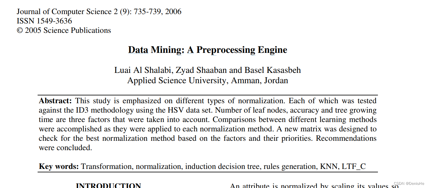 Z-score标准化预处理文献引用_z-score标准化 论文-CSDN博客