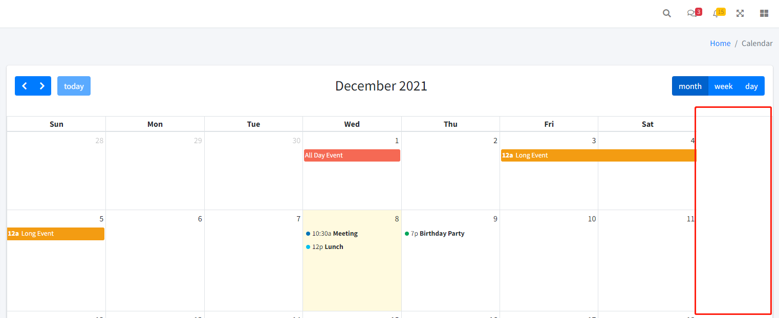 Full Calendar增加自适应大小调整的特性及绑定toolbar事件_使用full calendar,当左侧sidebar收起的时候 ...