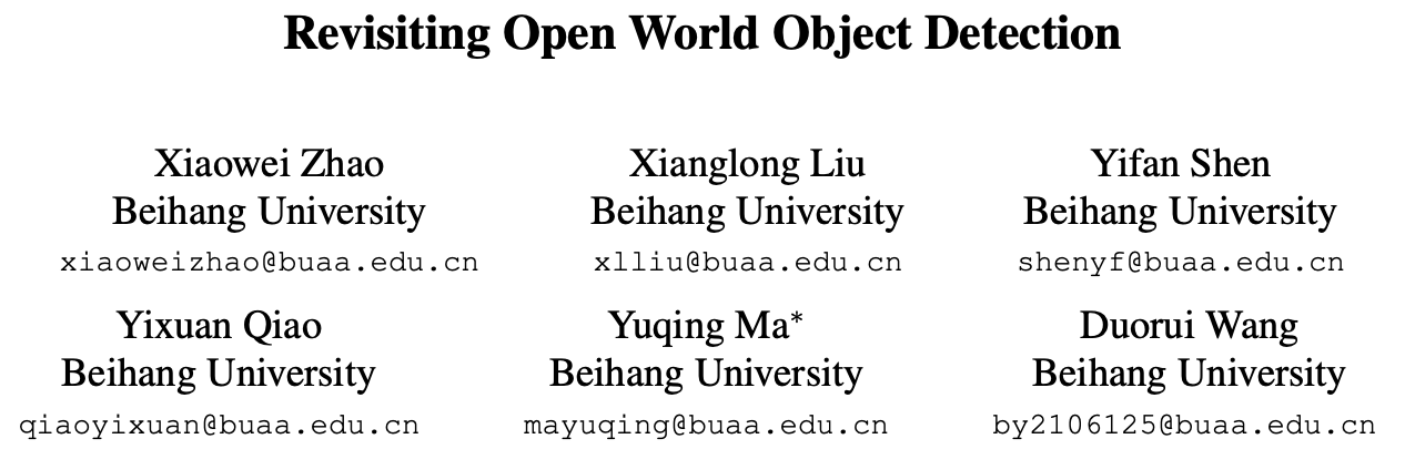 【论文研读】【目标检测】Revisiting Open World Object Detection-CSDN博客