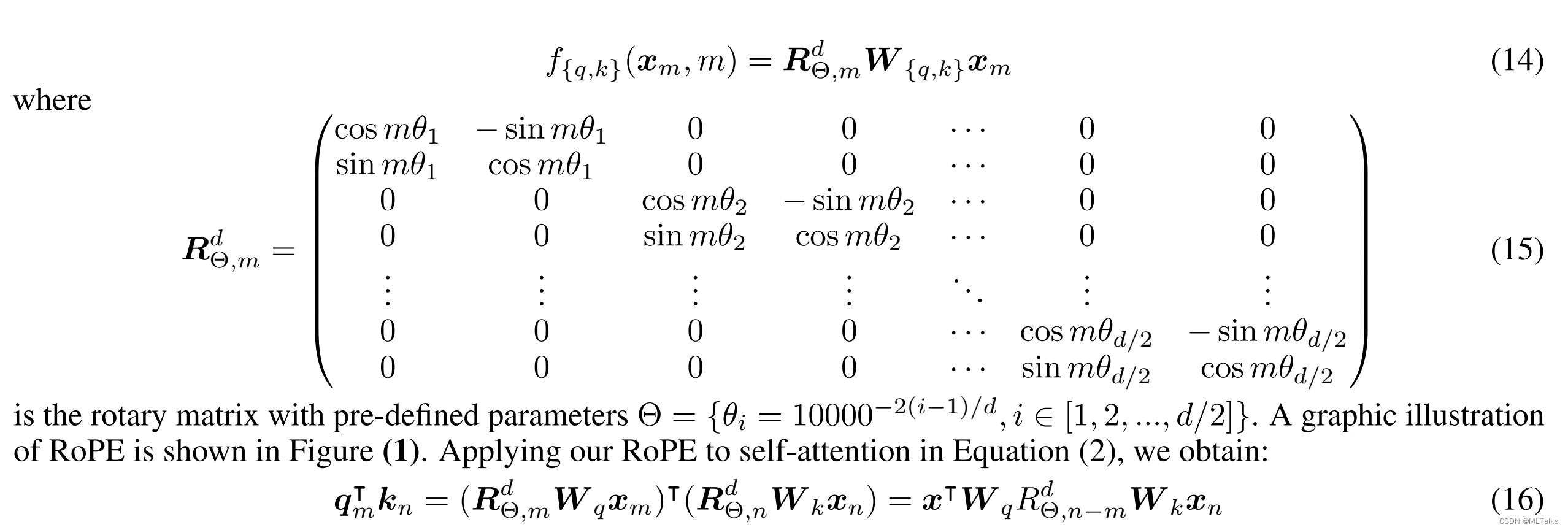 Rotary Position Embeddings论文阅读_rotary positional embeddings-CSDN博客