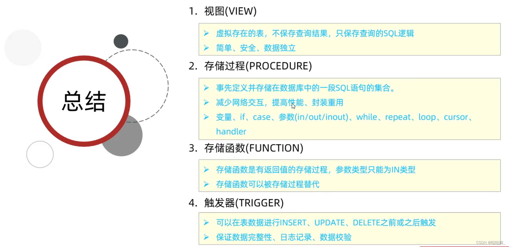 Mysql进阶篇(2)—sql优化、视图存储过程触发器mysql 触发器优化 Csdn博客