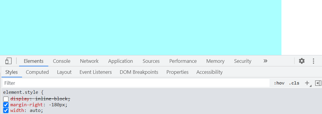 The difference between the default width Width: 100%and Width: Auto ...