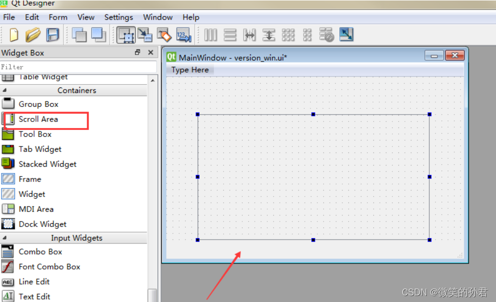 PyQt利用QScrollArea+QLabel制作一个滑动的长文本（QT Designer）_qscrollarea显示文字-CSDN博客