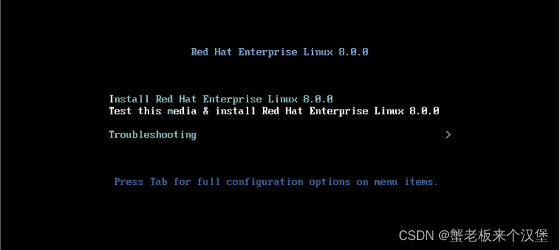 Linux安装红帽RHEL8详细教程_redhat linux系统安装csdn-CSDN博客